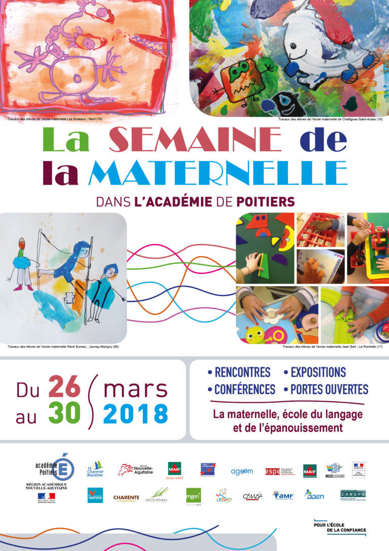 L’affiche de la semaine de la maternelle | Semaine de la maternelle