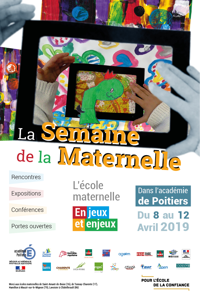 Semaine de la maternelle | Département de Charente-Maritime – du 08 au 12 avril 2019